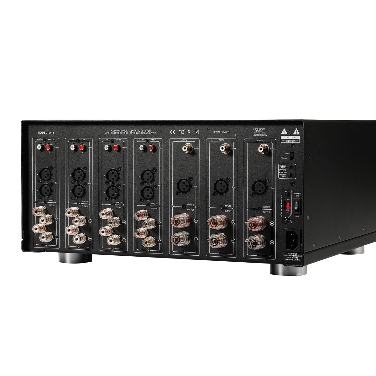 Summit Hi-Fi "A11" Gen 2 – 11-Channel Toroidal Power Amp with 10.1" Di